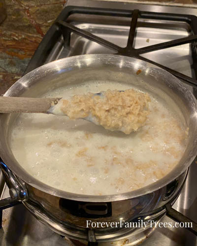 Oatmeal from scratch! - Forever Family Trees